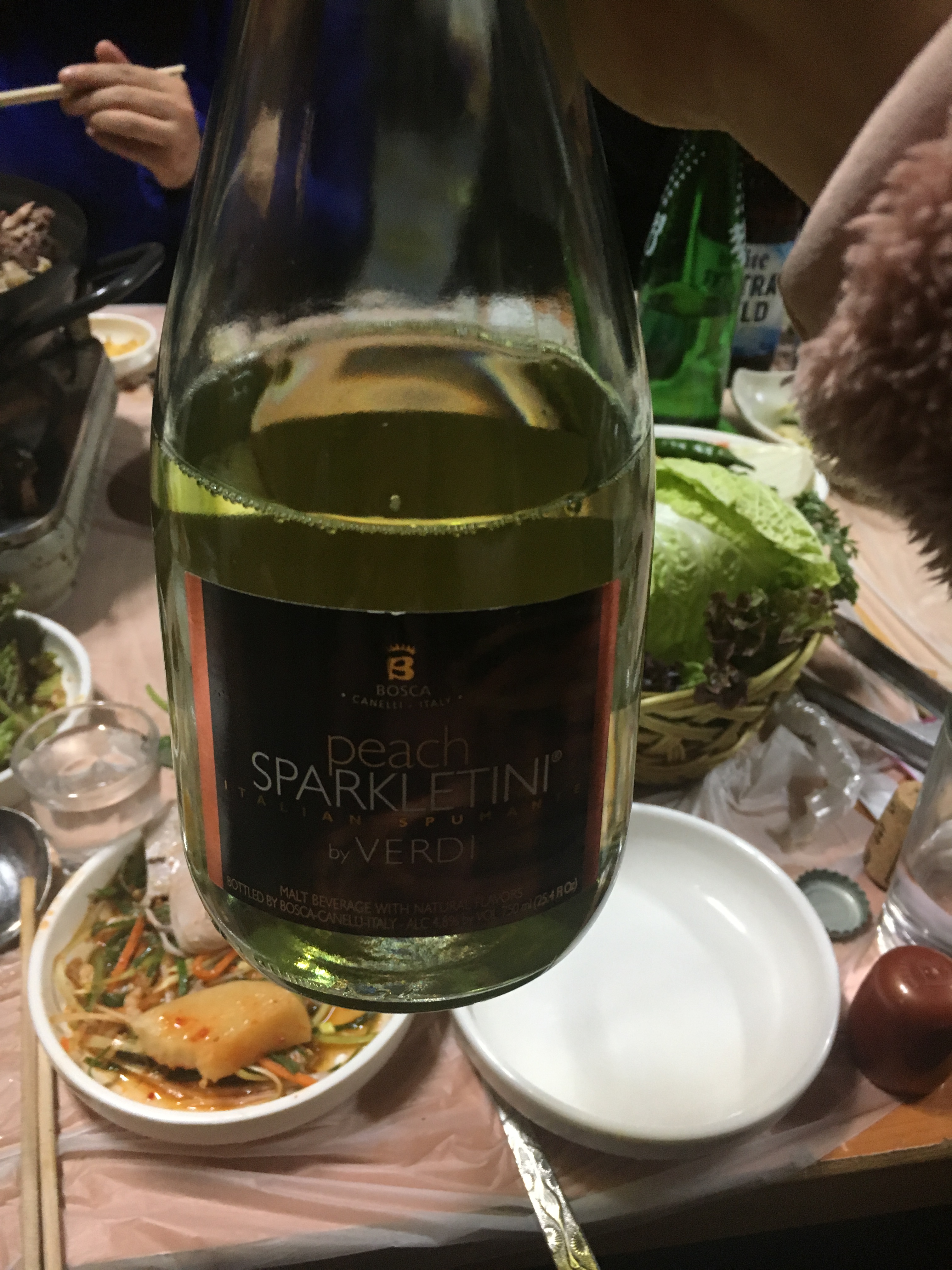 식음료 - (사진주의) 스파클링 와인 잘 아는 톨 있을까?? (peach sparkletini by VERDI)