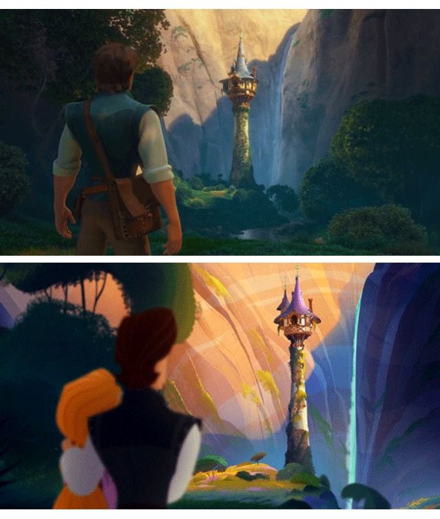 만화 - 디즈니 2D VS 3D