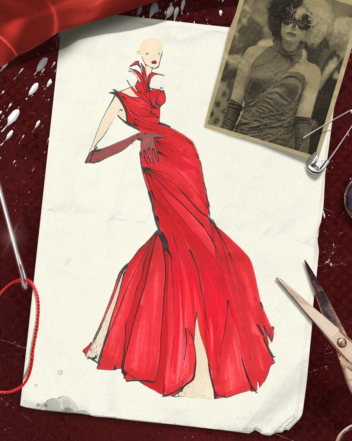 이슈/유머 - 스케치부터 스크린까지, 크루엘라는 모든 장면에 패션을 제공합니다. 📝 - 디즈니 '크루엘라'.jpg