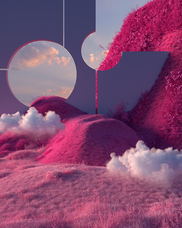 이슈/유머 - 캐나다의 3d 모션 디자이너 smeccea의 몽환적인 작품들